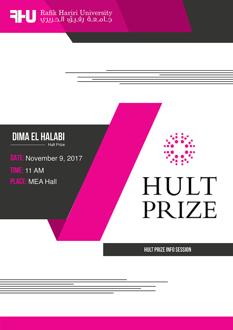 Hult Prize Info Session -Rafik Hariri University