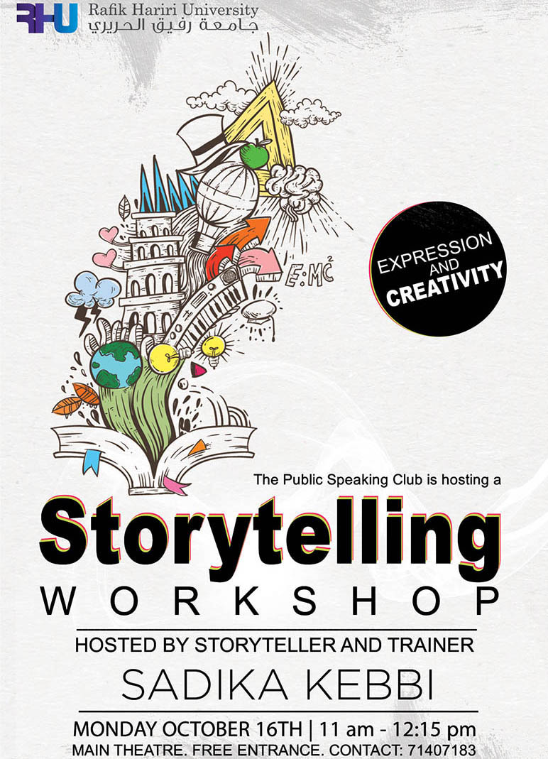 Story Telling Workshop by Sadika Kebbe -Rafik Hariri University